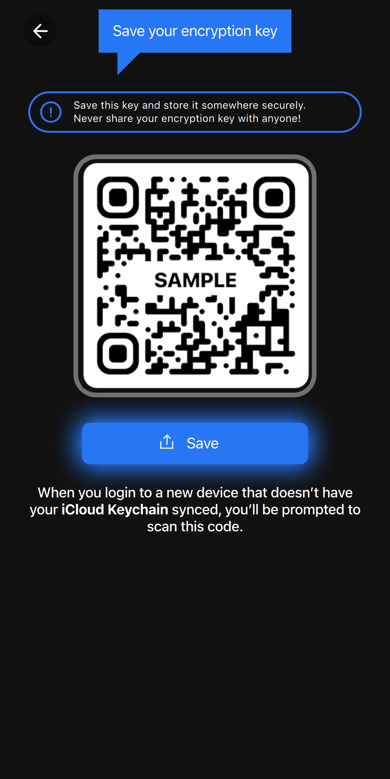 About your Encryption Key – FYI